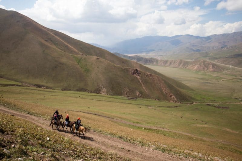 Kyrgyzstan: Song Kol Lake from Kyzart Pass - Asia Hikes