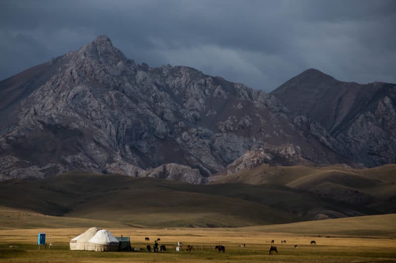 Kyrgyzstan: Song Kol Lake from Kyzart Pass - Asia Hikes